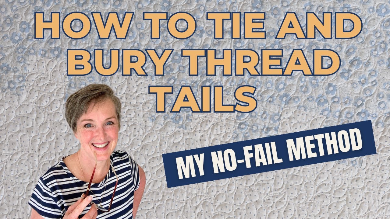 Secure Your Threads: Easy Tie & Bury Technique for Clean Finishes - YouTube