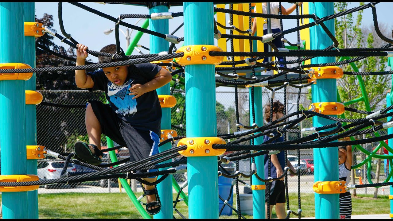 Milwaukee Recreation celebrates Burnham Playfield Ribbon-Cutting ...