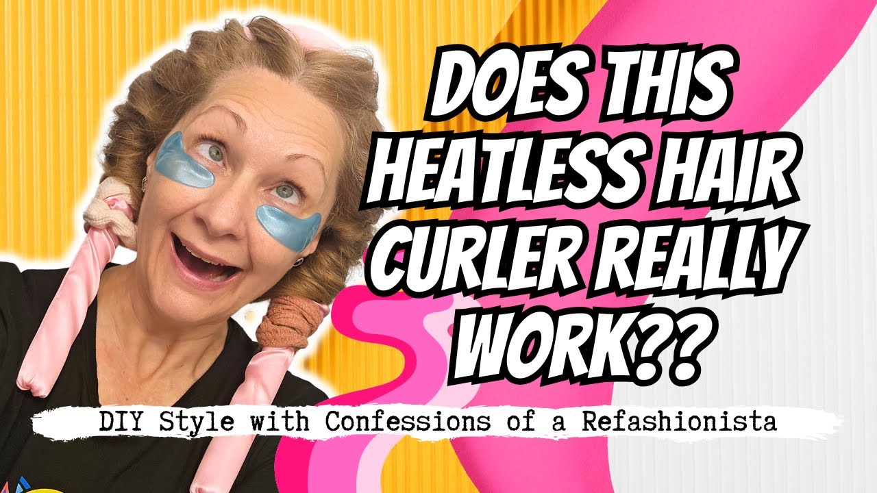 Heatless Hair Curls Tutorial: Easy DIY Curling Rod Test, Results ...