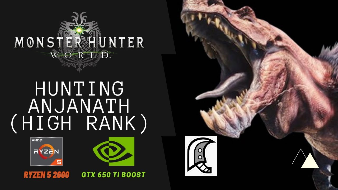 Monster Hunter World Hunting High Rank Anjanath Greatsword - YouTube