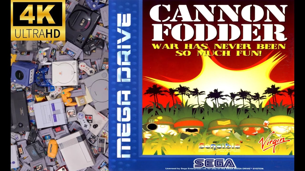Cannon Fodder | SEGA | 4K UHD - YouTube