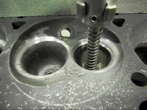 How to relieve Combustion Chambers on high-performance V8 heads,5th of ...