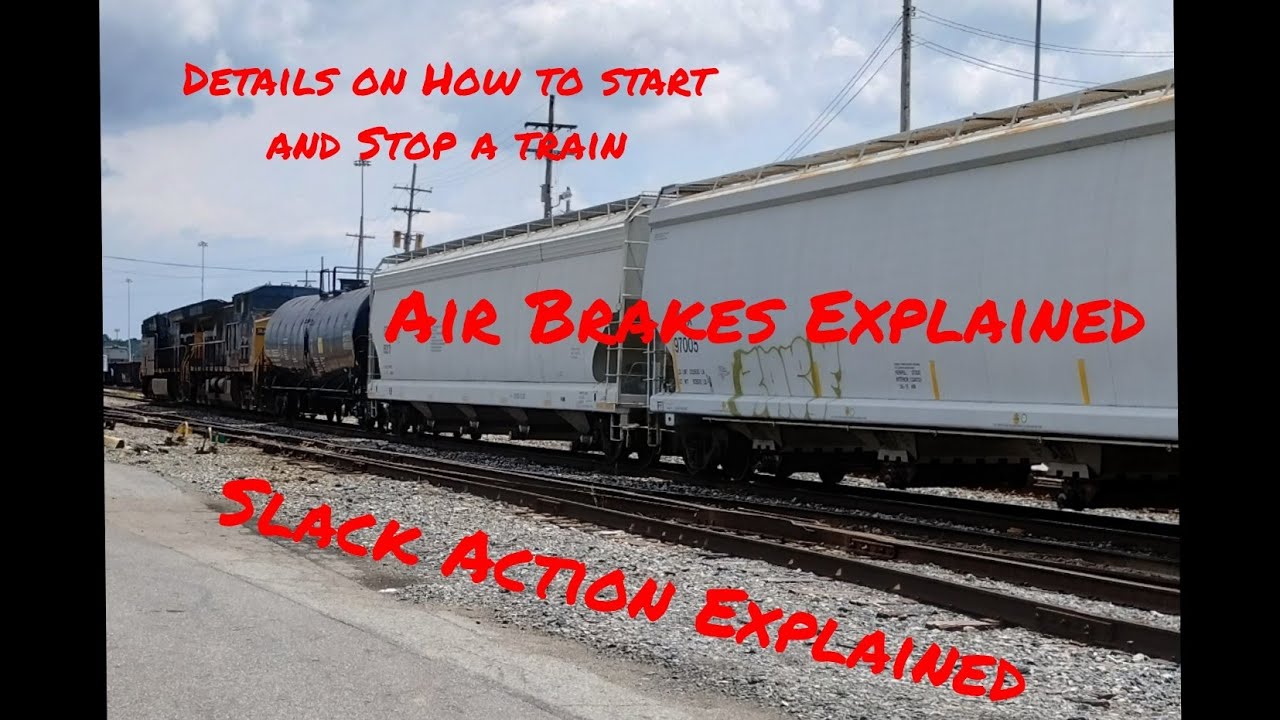 Starting and Stopping a CSX Train Explanation - Slack Action, Applying ...