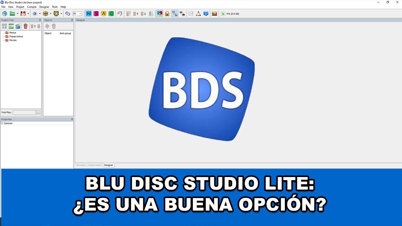 Blu Disc Studio (Lite) : Recomendado si quiere aprender a usarlo - YouTube