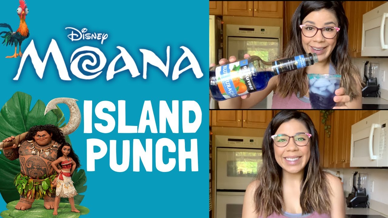 Disney Moana Inspired Alcoholic Drink | Island Punch | Bacardi & Malibu ...