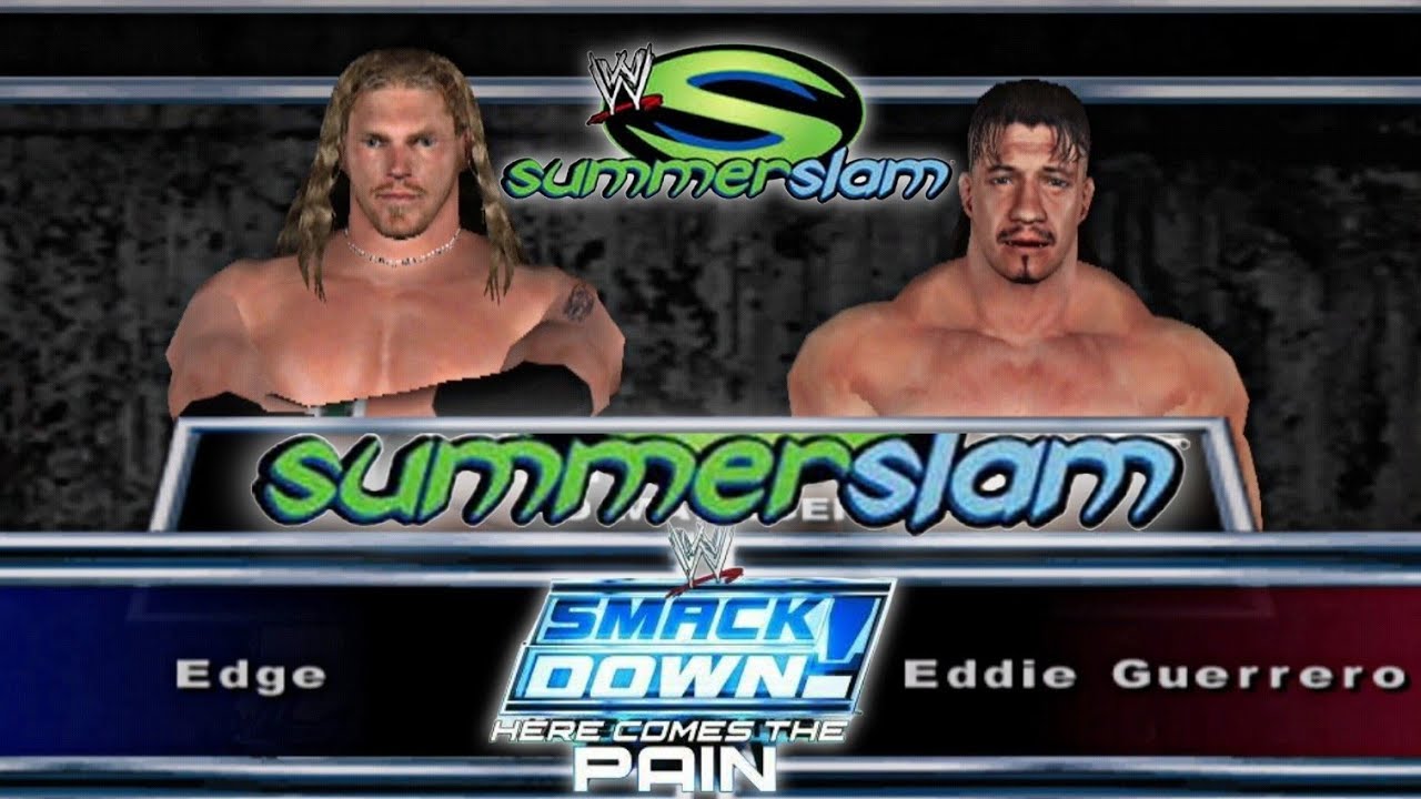 WWE Edge vs Eddie Guerrero SummerSlam 2002 | SmackDown Here Comes The ...