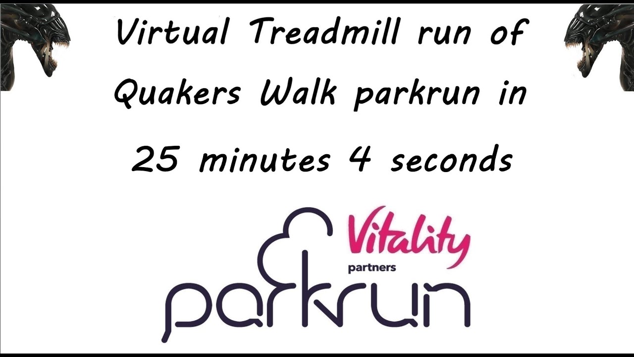 Quakers Walk parkrun Full Virtual Run 25 Minutes 4 Seconds - YouTube