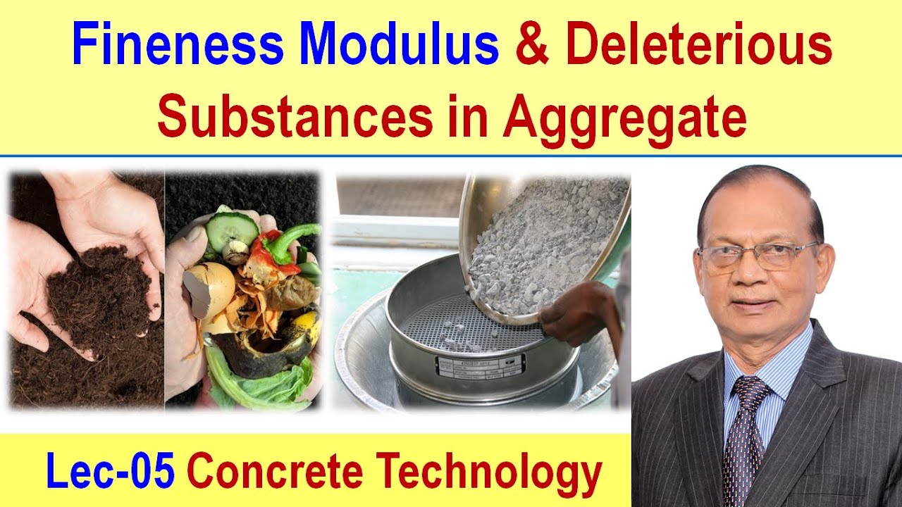 Fineness Modulus of Aggregate and Deleterious substances in Aggregate ...