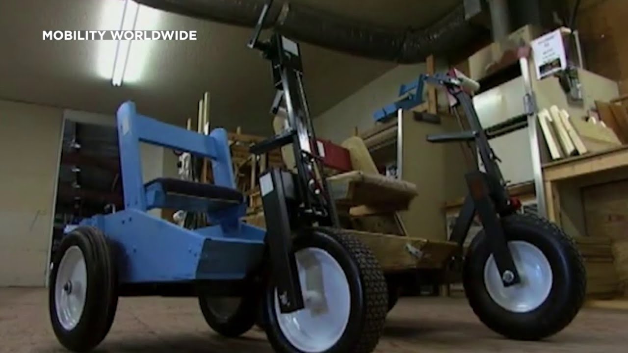 People without legs worldwide receive mobility carts made in San ...