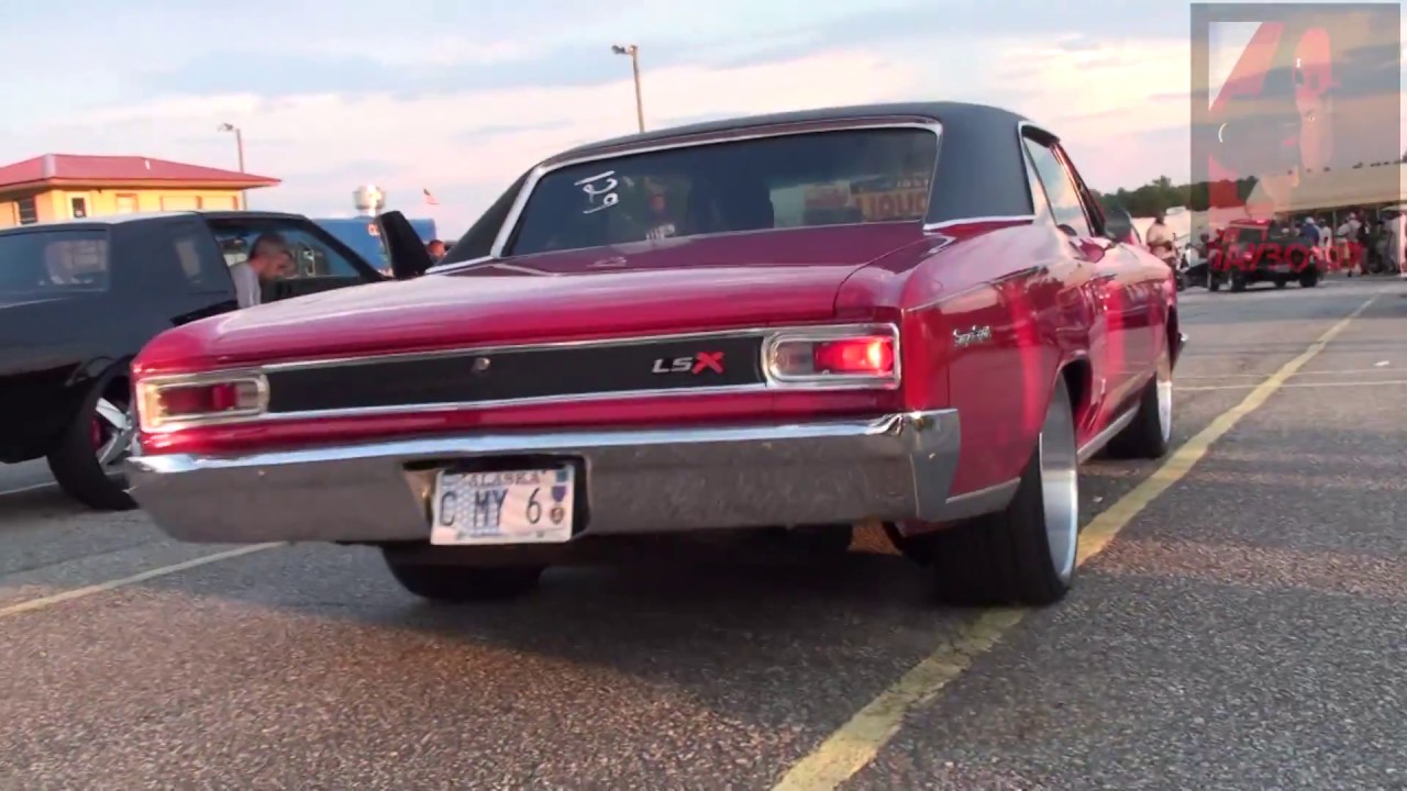 66 LSA Chevelle SS Sittin on 19/20 inch Bose Traction offset - YouTube