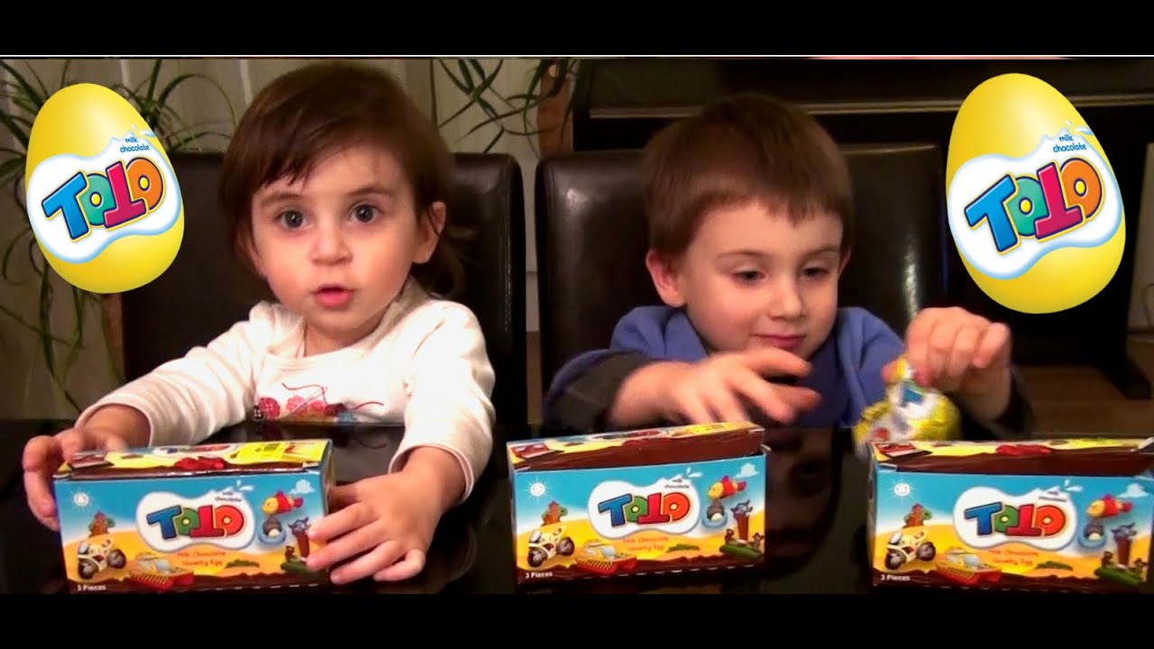 9 Chocolate TOTO Eggs - Surprise Chocolate Egg Unboxing - YouTube