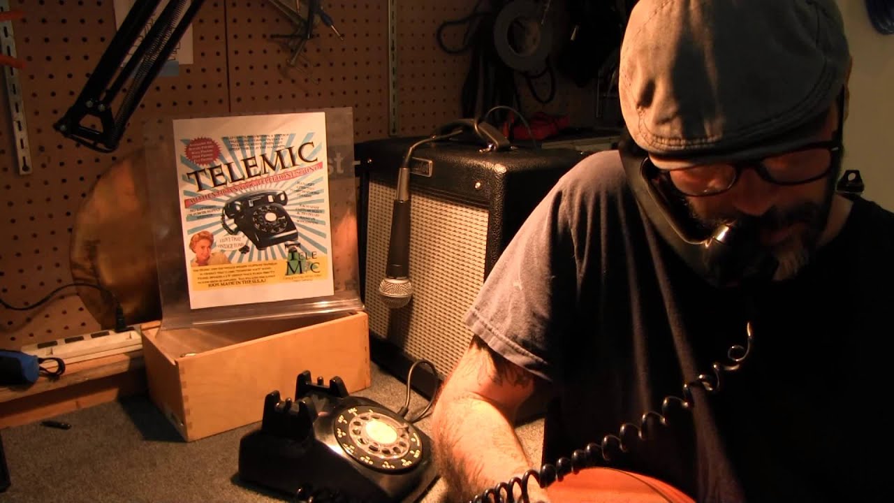 TeleMic Analog Telephone Microphone - Jim Laabs Music - YouTube