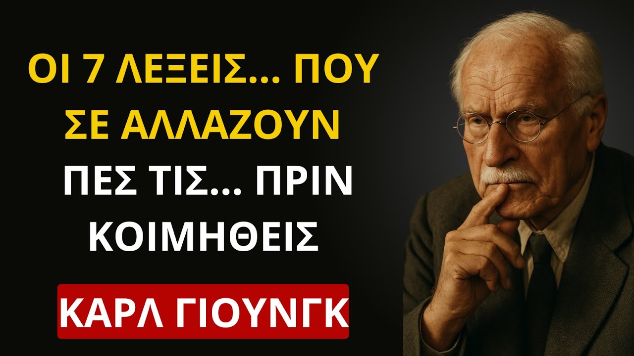 ΠΕΣ ΑΥΤΕΣ ΤΙΣ 7 ΛΕΞΕΙΣ – ΚΑΙ Η ΨΥΧΗ ΣΟΥ ΘΑ ΑΡΧΙΣΕΙ ΝΑ ΘΕΡΑΠΕΥΕΤΑ-ΚΑΡΛ ...