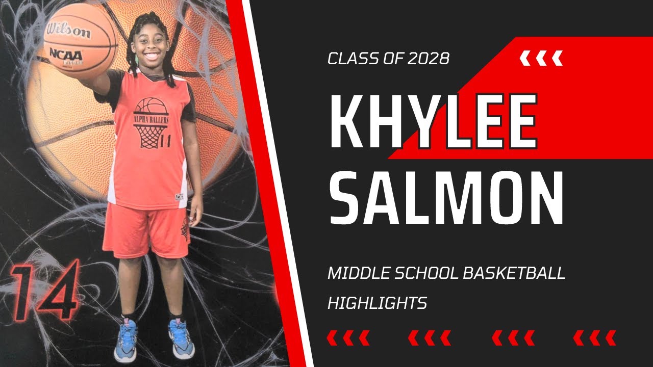 Khylee Salmon (c/o 2028) Middle School Basketball Highlights - YouTube
