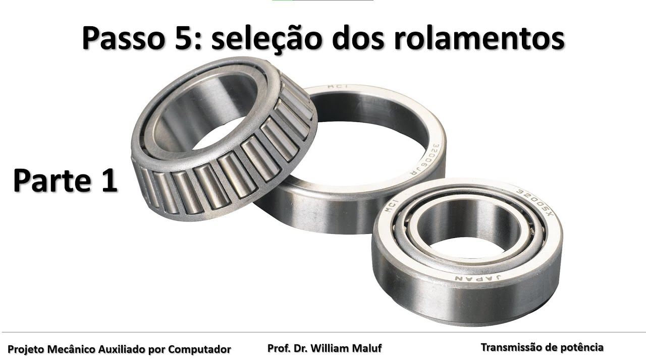 Projetos Mecânicos - passo 5 - Rolamentos - parte 1: introdução - YouTube