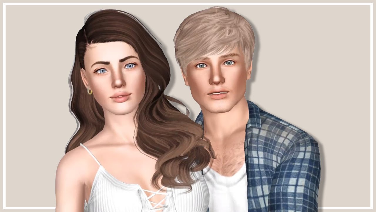 The Sims 3 | CREATE A SIM - Cute Couple - YouTube