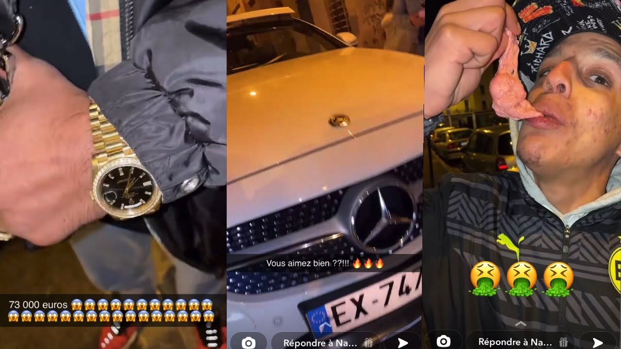 NAS DAS story snapchat 75’000 euros AU RSA avec 4bdv + Samos - YouTube