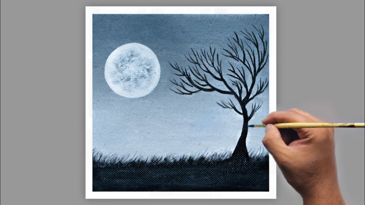 Easy Painting | Acrylic Painting for Beginners | Step by Step - YouTube