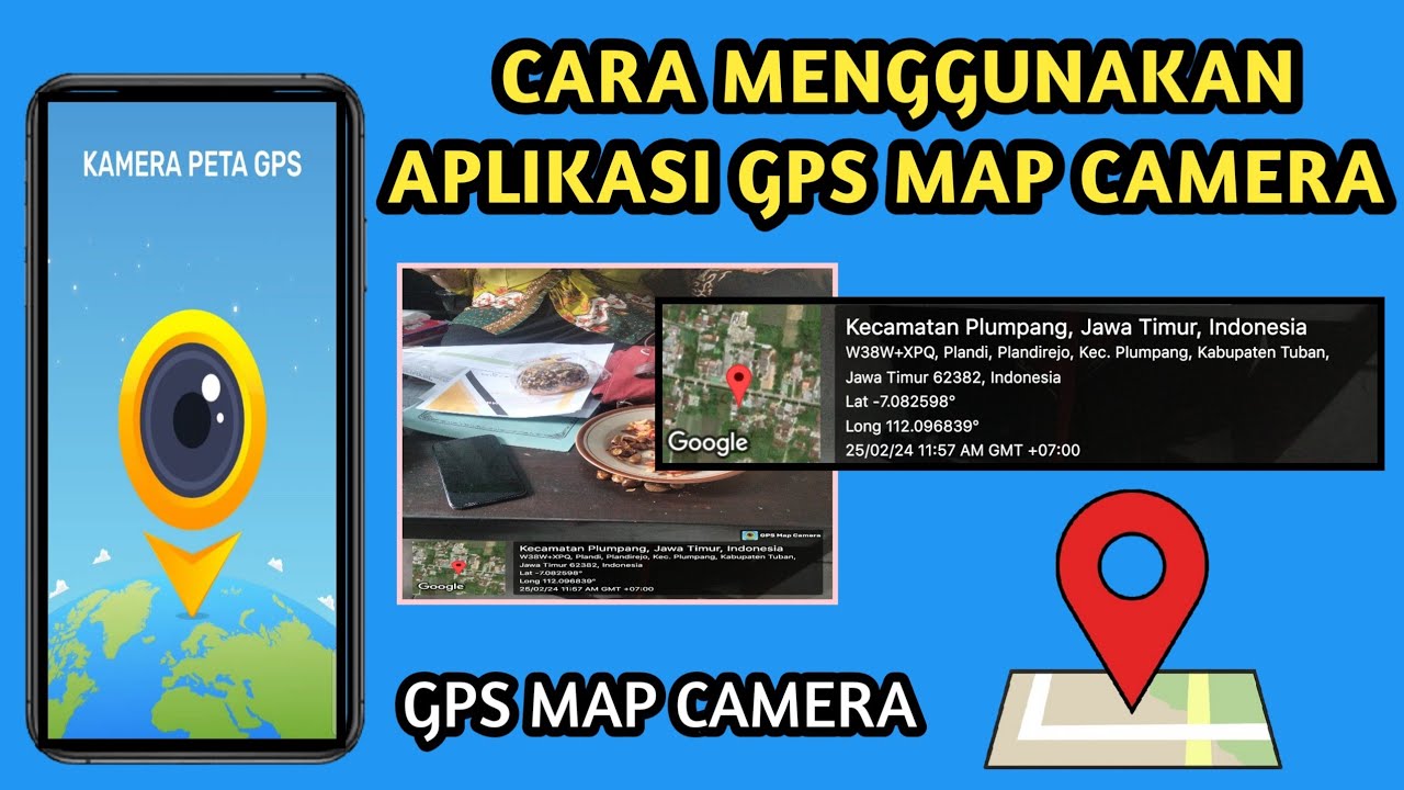 CARA MENGGUNAKAN APLIKASI GPS MAP CAMERA TERBARU 2025 - YouTube