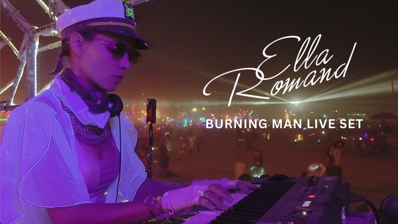 Ella Romand | Burning Man Live Set at Disco Space Shuttle 🚀 (Organic ...