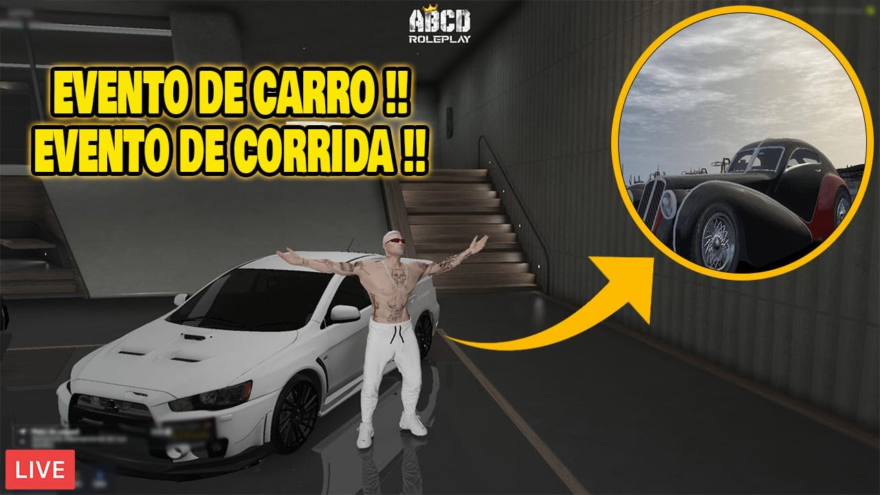 GTA 5 RP - EVENTO DE CARROS DIFERENTES?! EVENTO DE CORRIDA?! ABCD ...