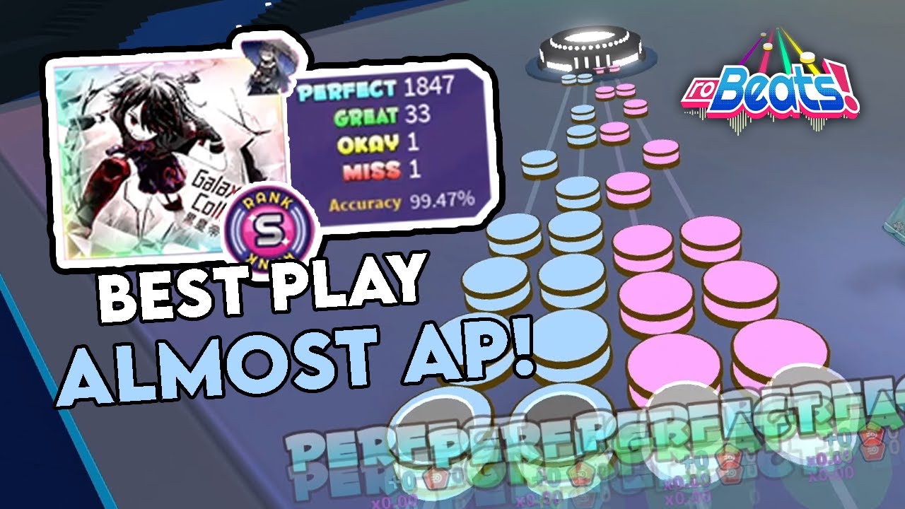 (BEST PLAY EVER?!) Roblox RoBeats - Galaxy Collapse (Hard) [31] [99.47% ...