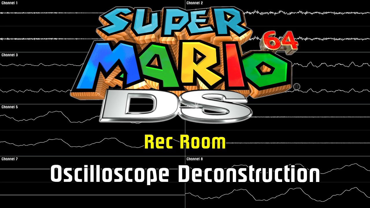 Super Mario 64 DS - Rec Room [Oscilloscope Deconstruction] - YouTube