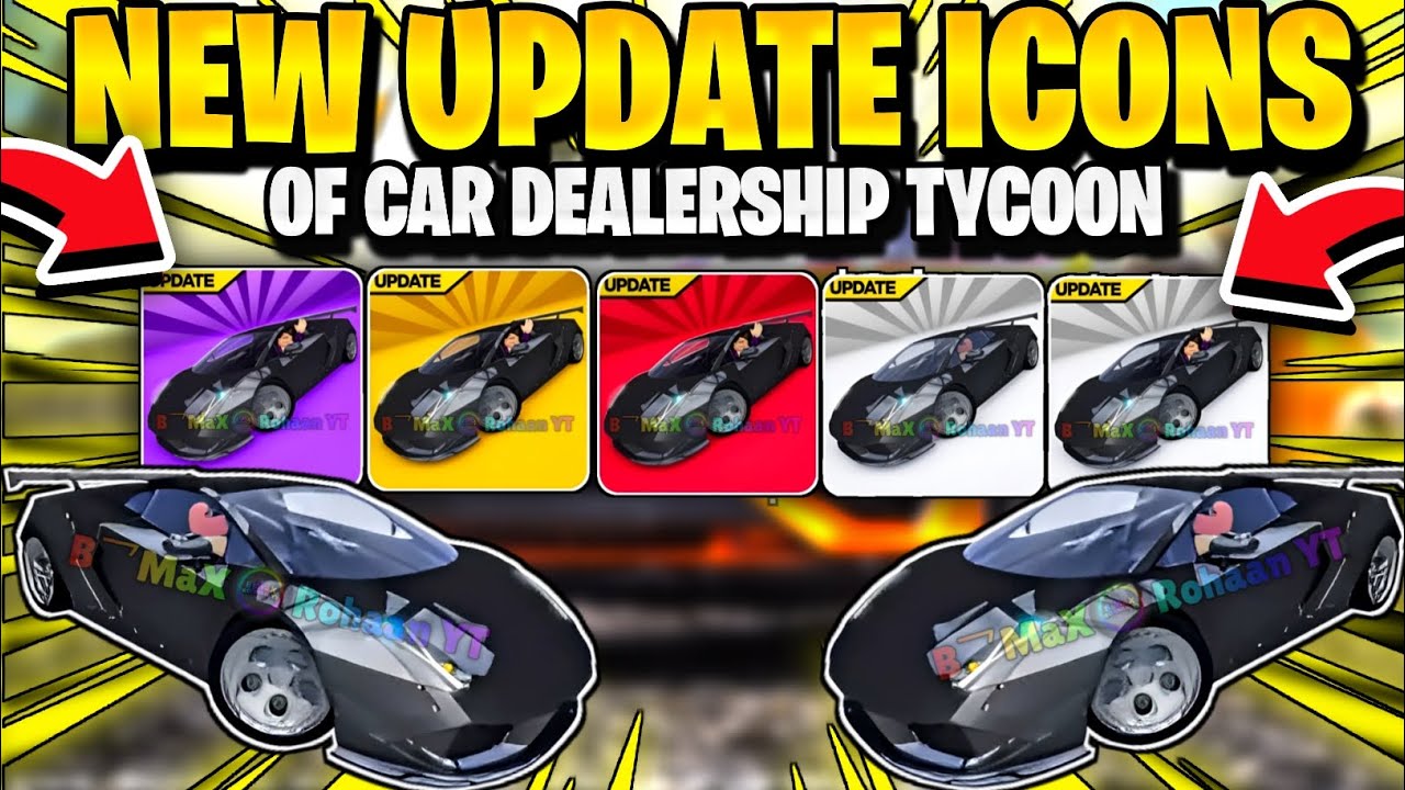 🔥*LAMBO* CDT NEW UPDATE ICONS! Roblox Car Dealership Tycoon New Update ...