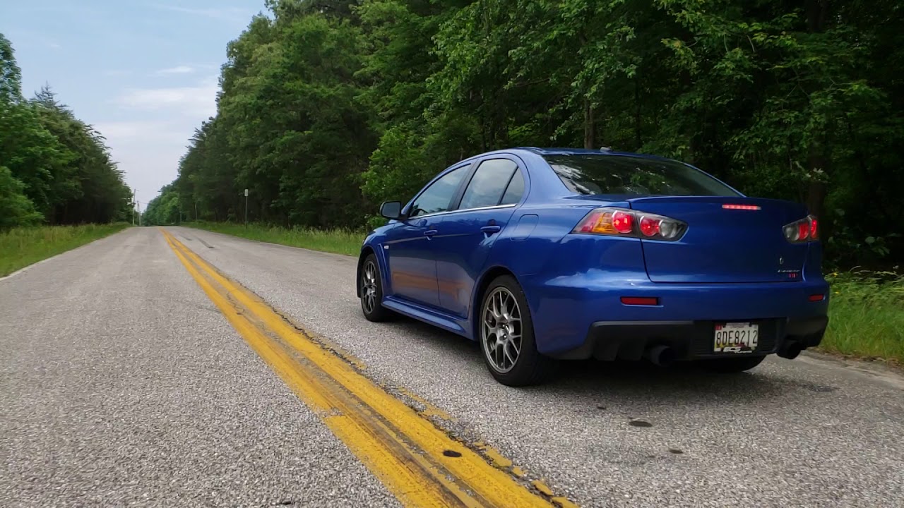 EVO X MR slow-mo launch - YouTube