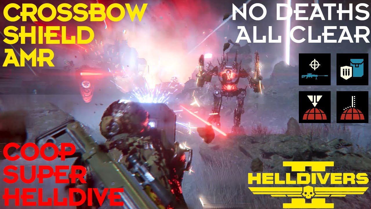 Helldivers 2 // Bow & Board - Automaton Coop Super Helldive Lvl 10 - All Clear, No Deaths - YouTube