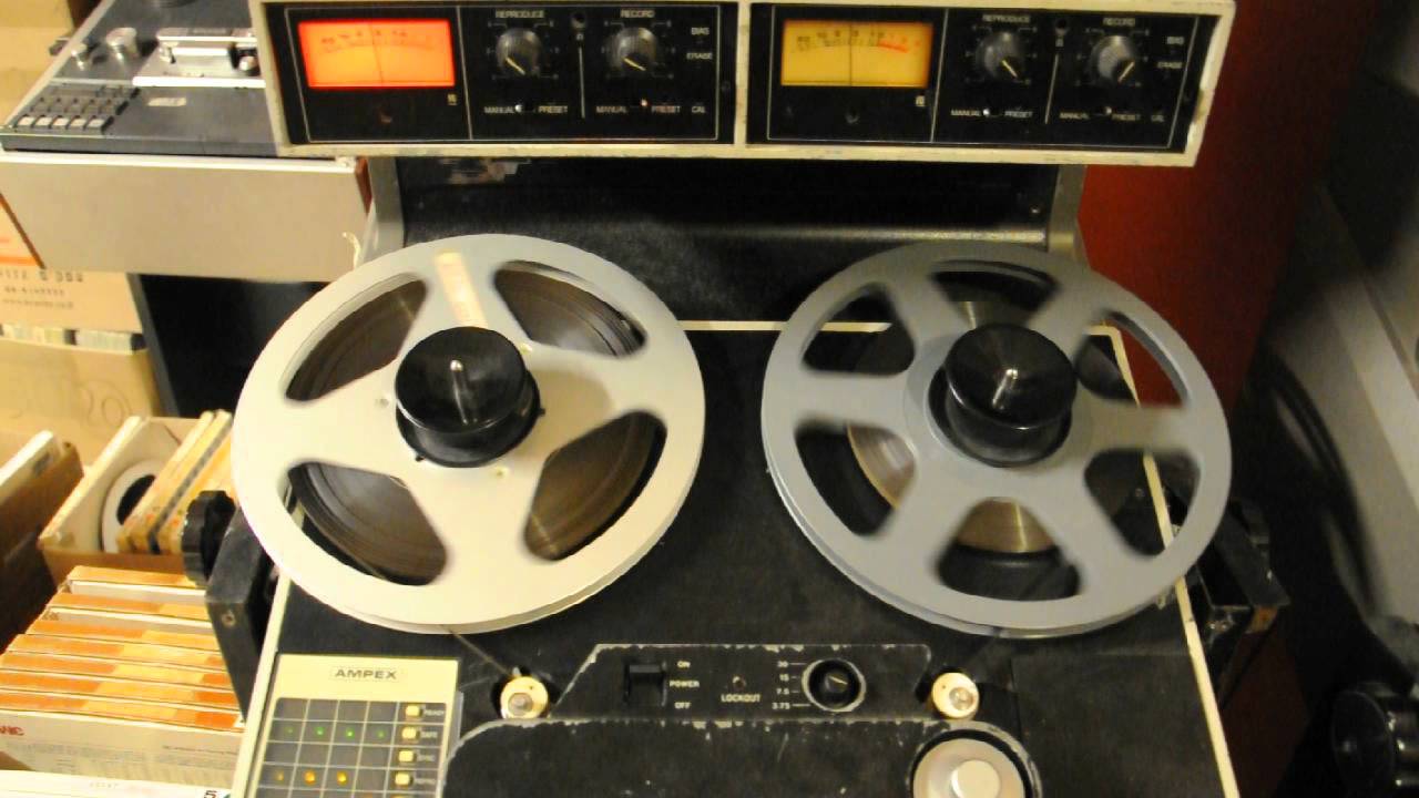 ampex atr-100 playing a 30 year old recording - YouTube