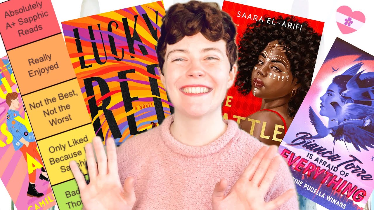 TIER RANKING EVERY SAPPHIC BOOK I READ IN 2023 // 48 BOOKS 🩷🤍🧡 - YouTube