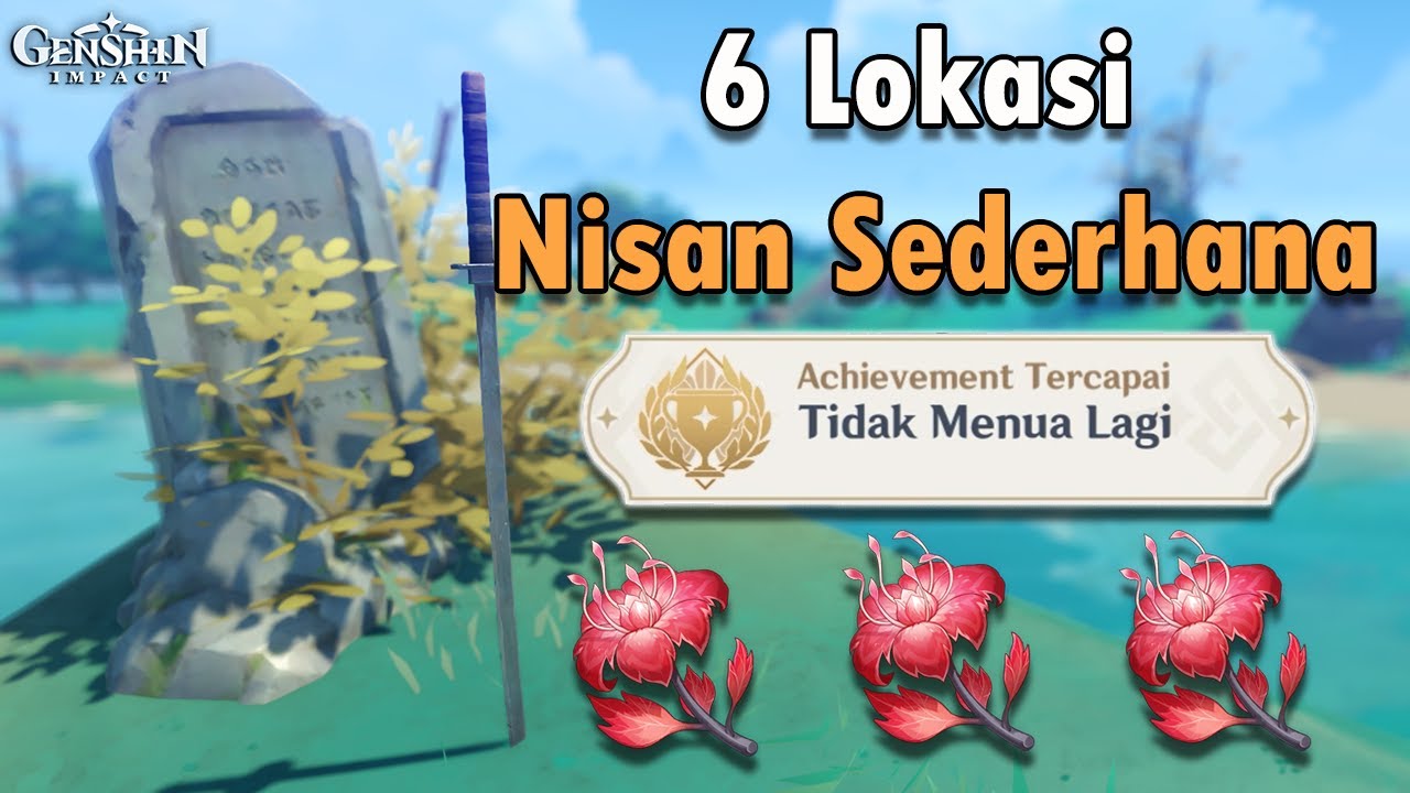 6 Lokasi Nisan Sederhana - Batu Nisan Dendrobium Inazuma | Hidden ...