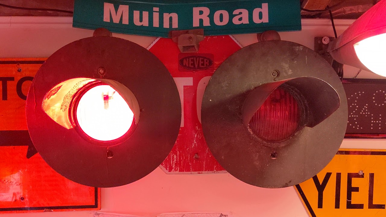 My Safetran Railroad Crossing Signals - YouTube