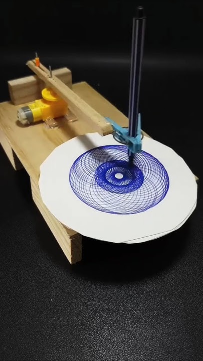 Automatic Drawing machine DIY idea #drawing #painting #dcmotor #tech # ...