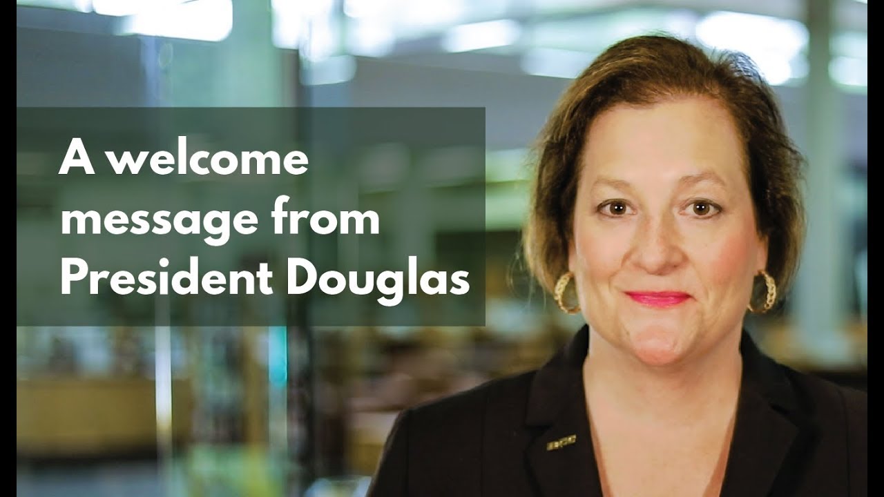 Welcome from President Laura Douglas - YouTube