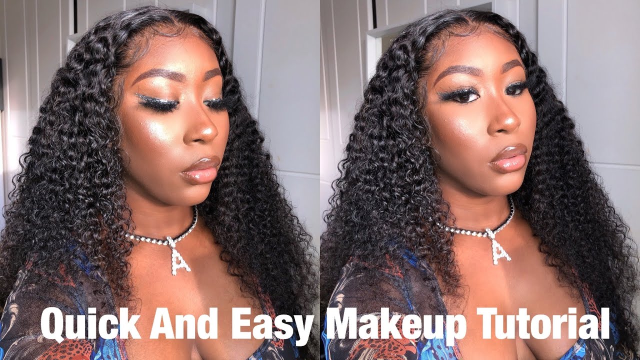 QUICK AND EASY INSTAGRAM BADDIE MAKEUP TUTORIAL - YouTube