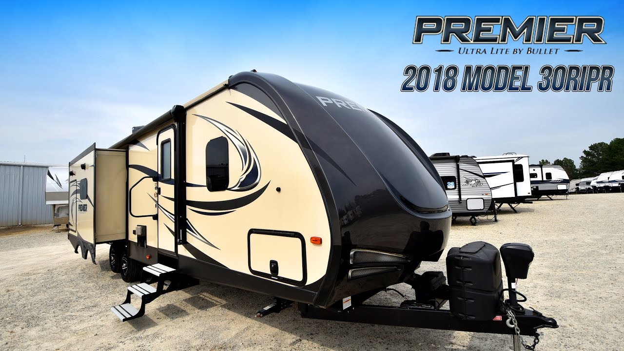Used 2018 Keystone Premier 30RIPR Rear Living Kitchen Island Camper ...