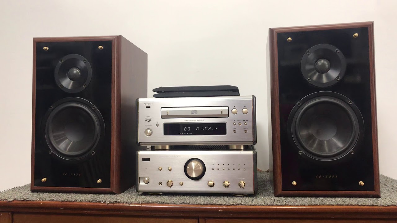 Denon 6.5e cd 7.5L loa zin e252 - YouTube