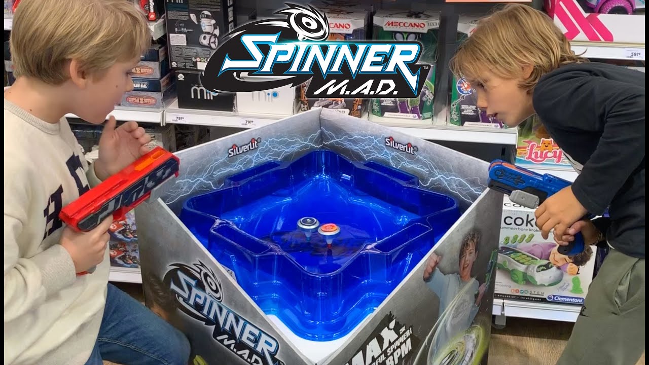 Spinner Mad Battle Actiespel - Uitleg Spinner Mad spel - YouTube