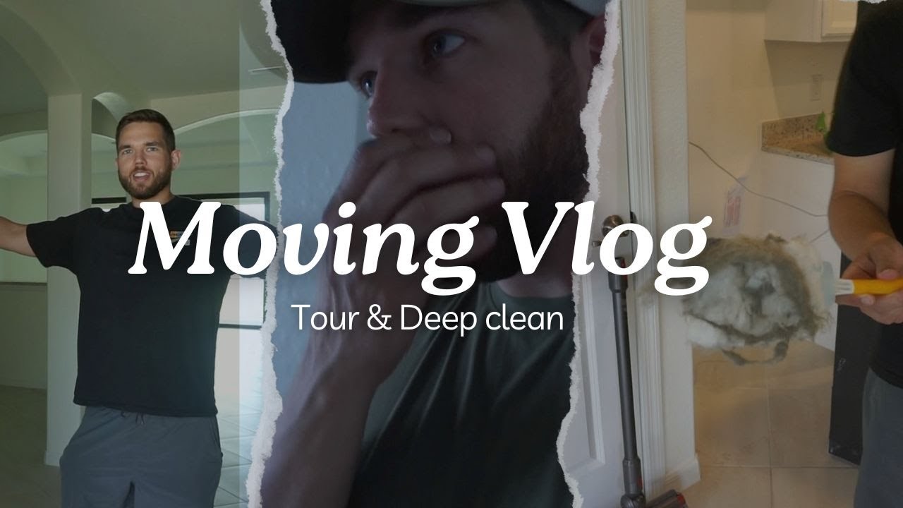 MOVING VLOG//DISGUSTING DEEP CLEAN//TOUR OF HOUSE//DAD of 3 - YouTube