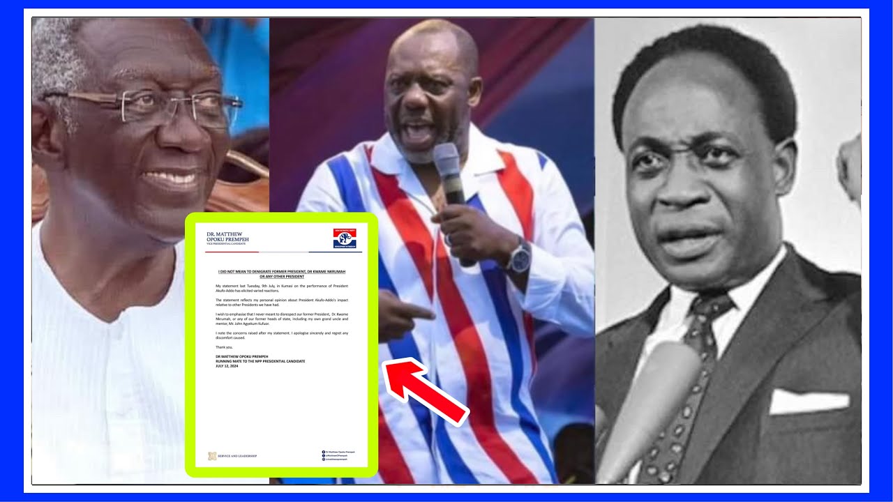 Finally! NAPO apologize for d!srespecting DR Kwame nkrumah - YouTube