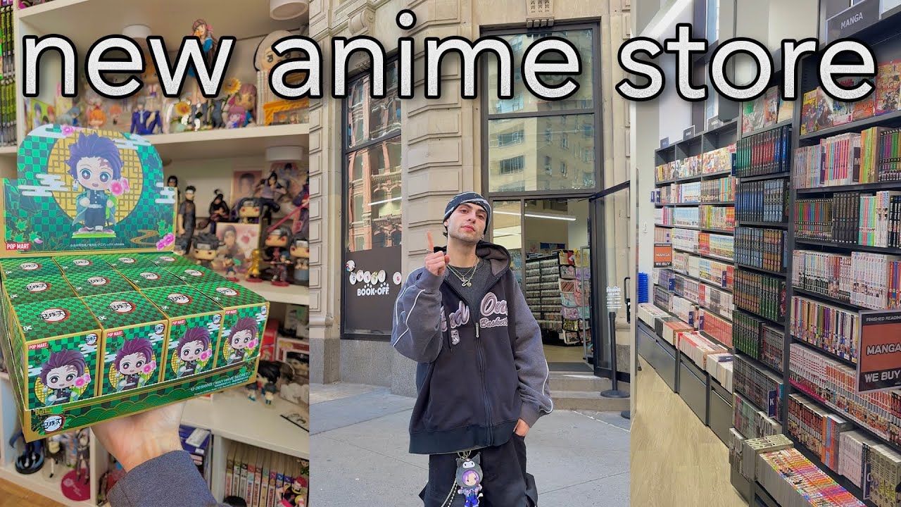 visiting a new anime store nyc - YouTube
