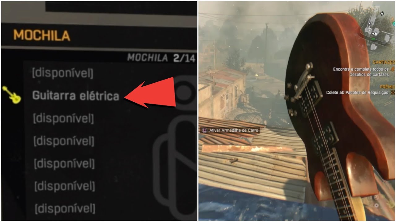 Como pegar a Guitarra Elétrica no Dying Light I ARMA MUITO DIVERTIDA I ...