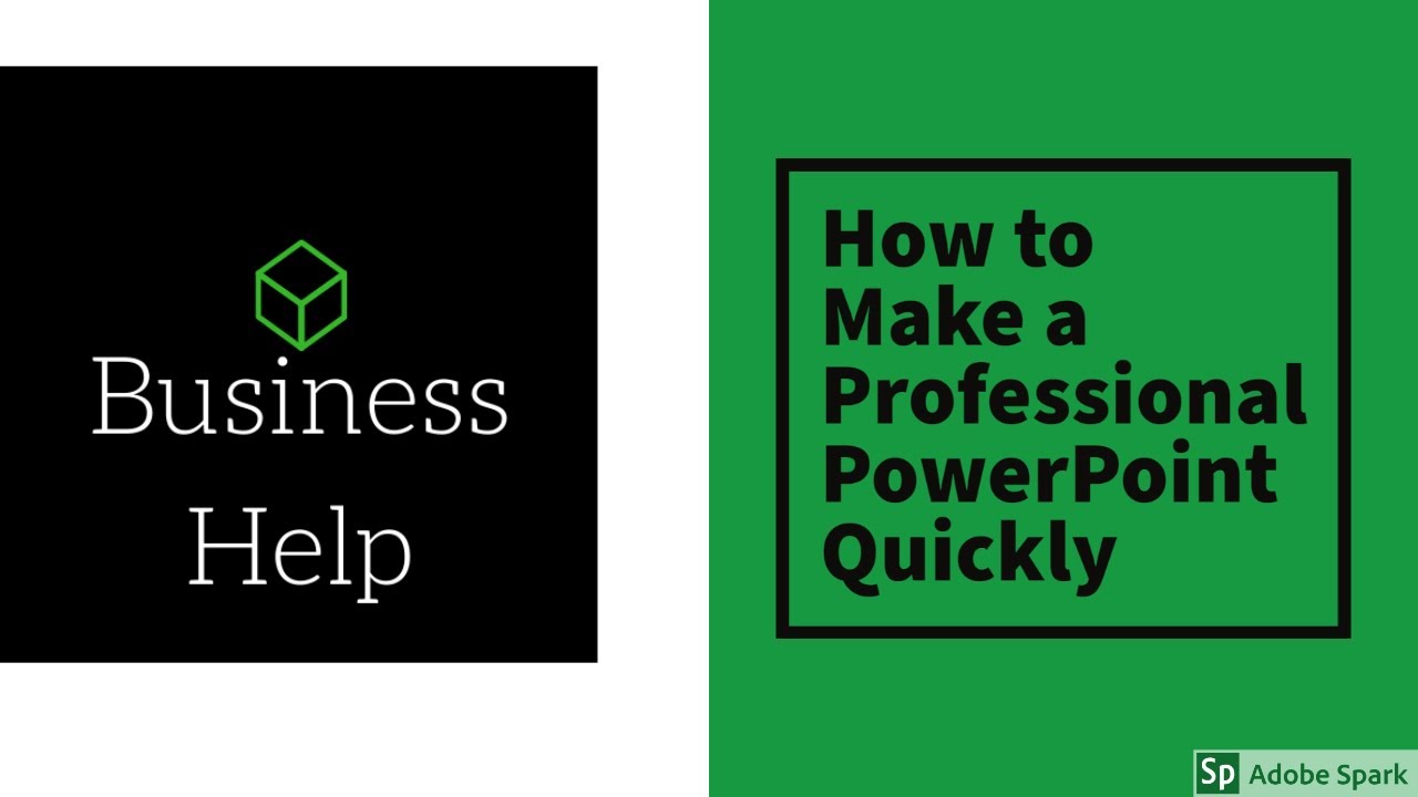 How to Make a Professional PowerPoint Quickly - YouTube