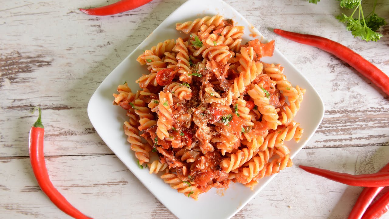 How to Make Red Sauce Spicy Pasta | Penne all’Arrabbiata Recipe - YouTube