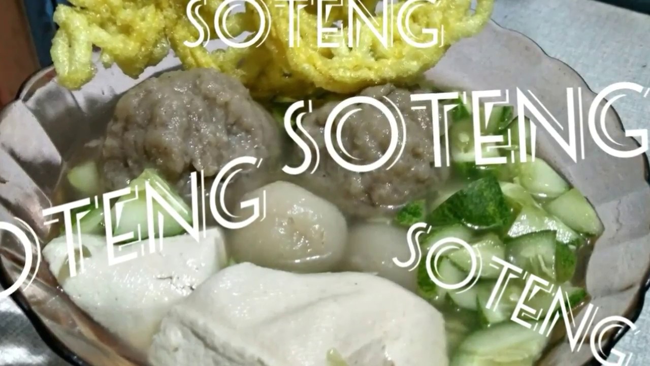 Membuat Soteng ( bakso & bonteng )-Simple,Mudah dan Murah - YouTube