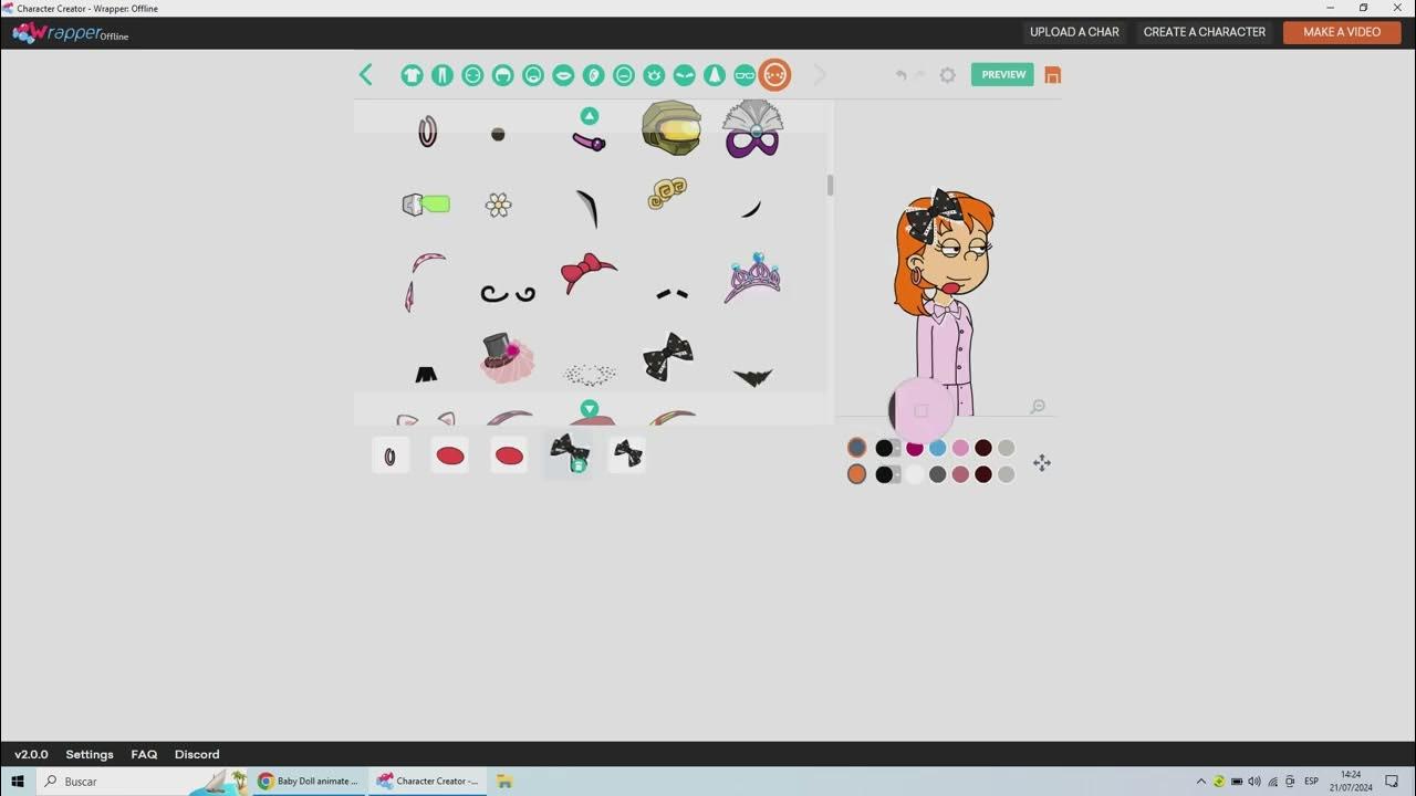 How to make Baby doll animate fan in wrapper offline - YouTube