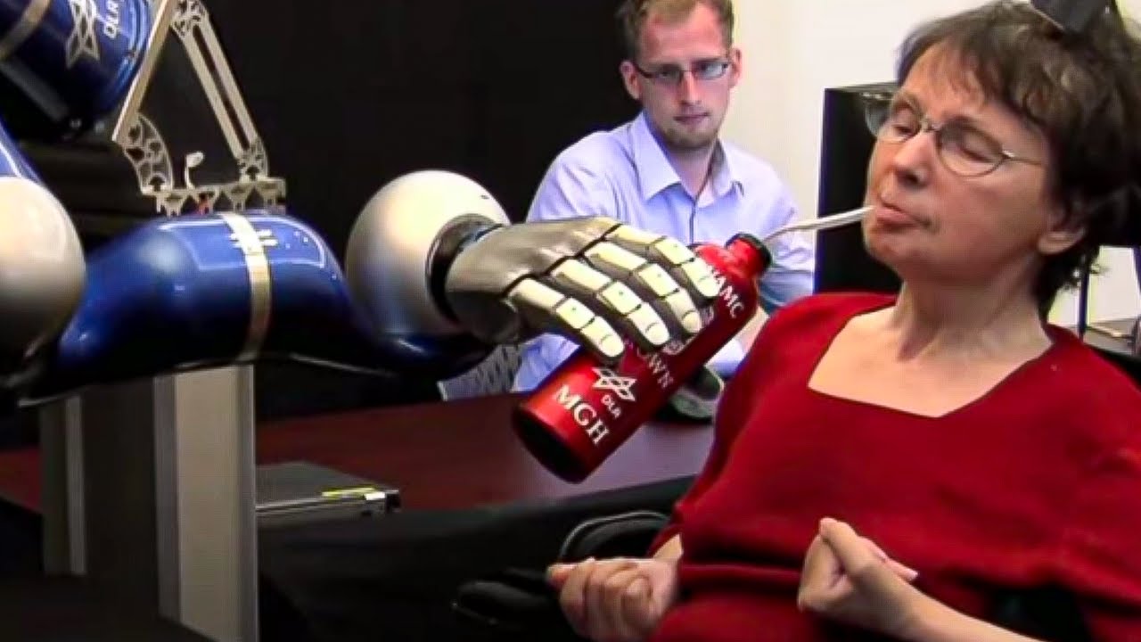 Paralyzed Woman Controls Robotic Arm with Thoughts | Dara O Briain's ...