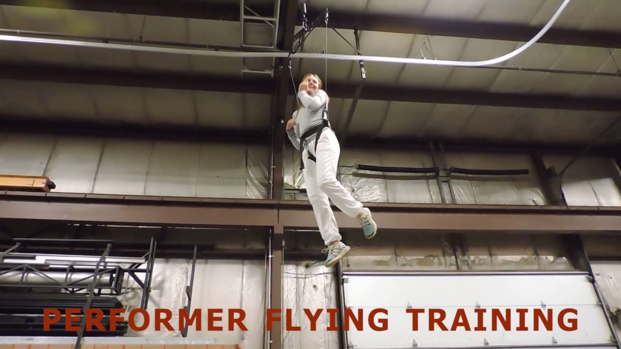 30 Seconds in the Shop (Performer Flying Training) - YouTube